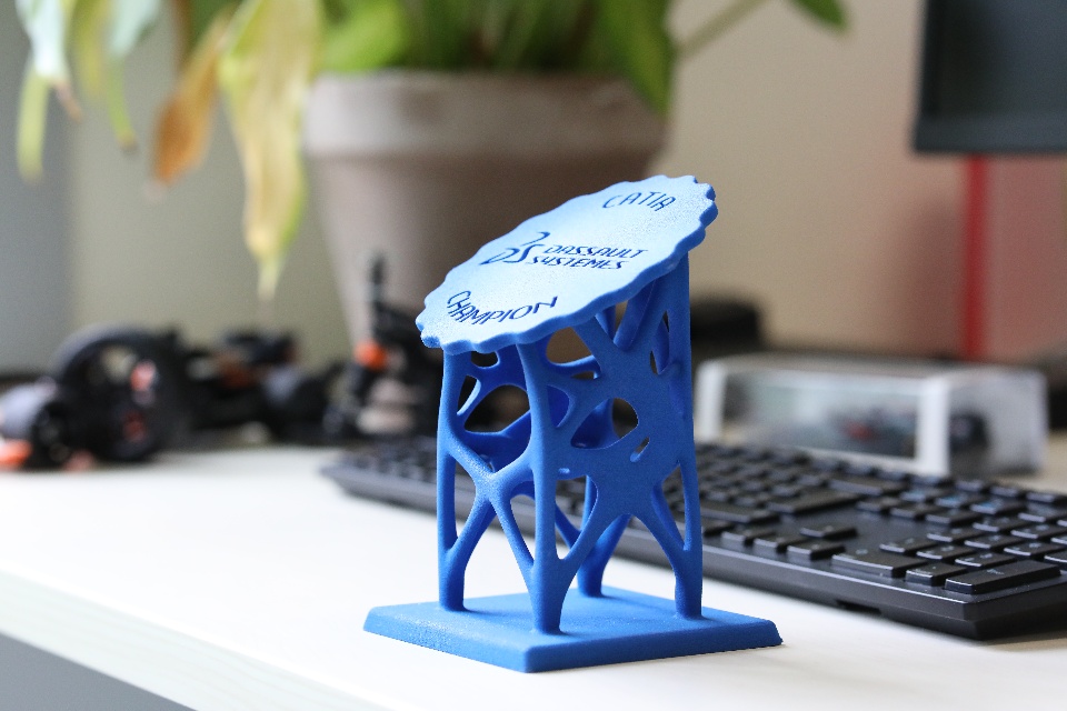 3D Printed CATIA Champion Trophy!! - Dassault Systèmes blog