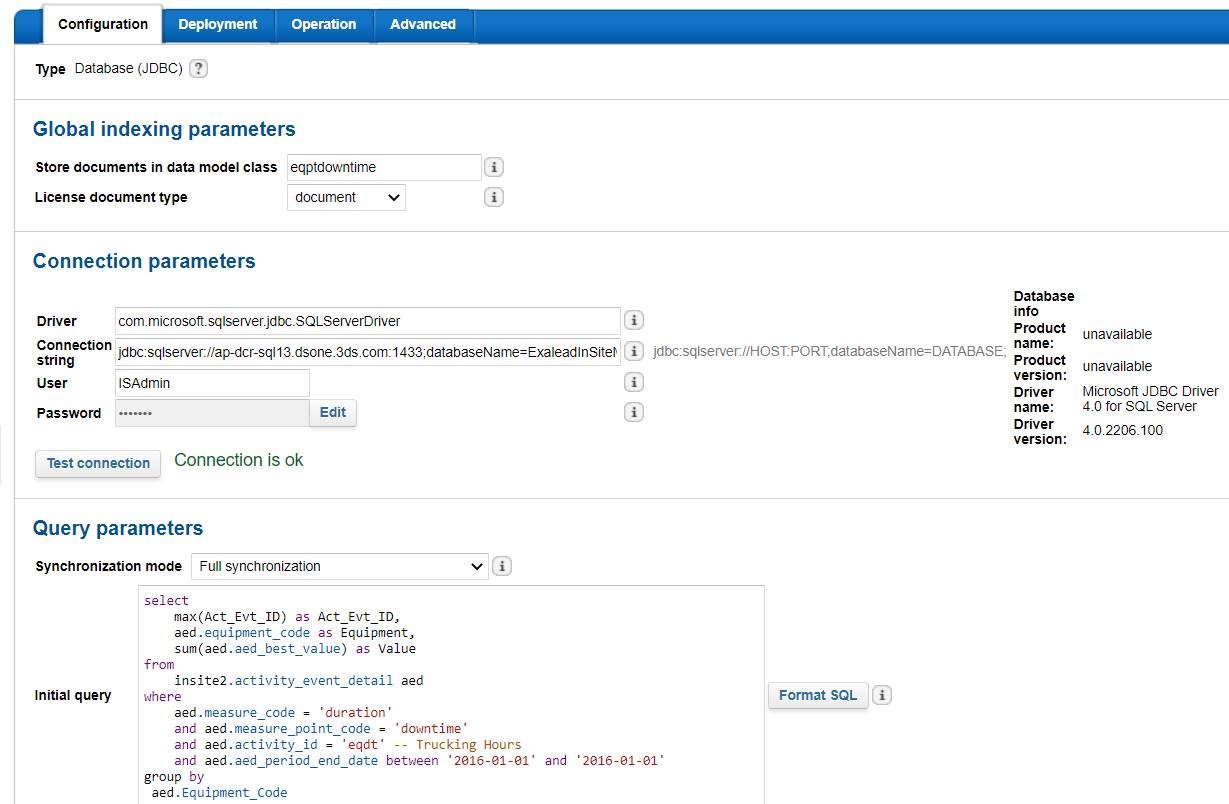 Connecting with Source Systems in Mining Intelligence - Dassault ...