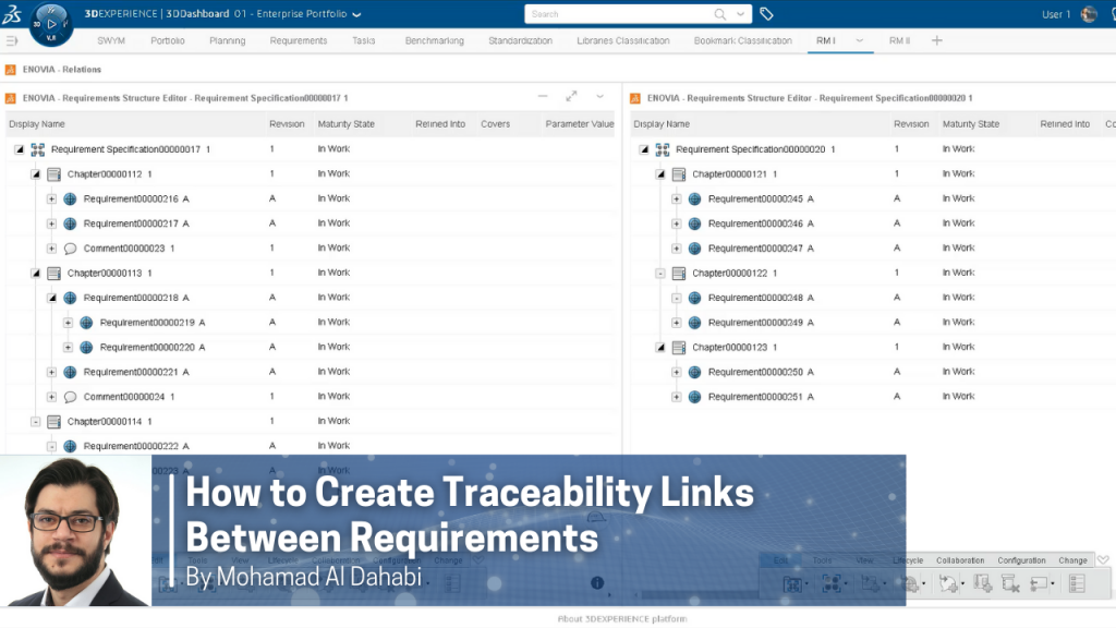 Tip How To Create Traceability Links Between Requirements Dassault