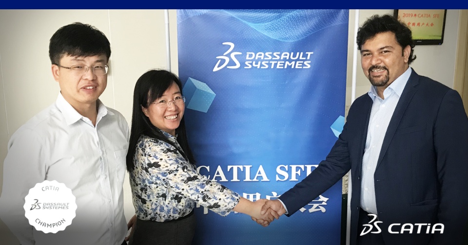 Jing Zhang from BJEV becomes a CATIA SFE Champion! - Dassault Systèmes blog