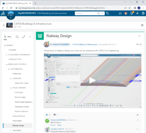 Railway Design - Civil Engineering - CATIA Tutorial - Dassault Systèmes ...