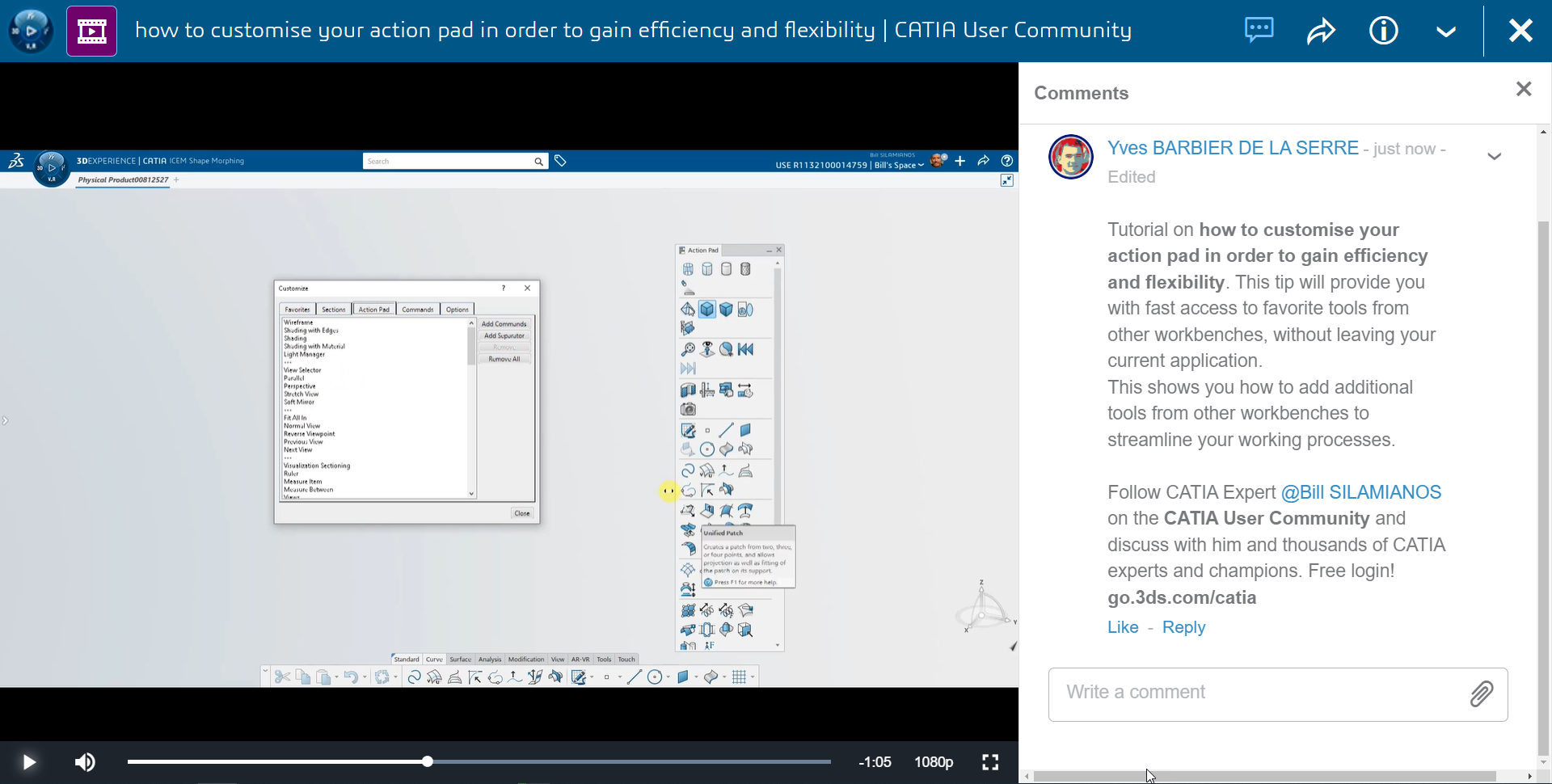 How to to customize your action pad in order to gain efficiency and ...