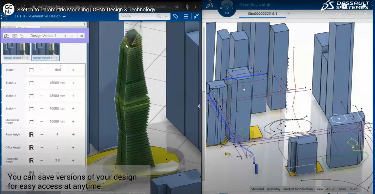 Navigating Complex Architectural Projects with CATIA and xGenerative ...
